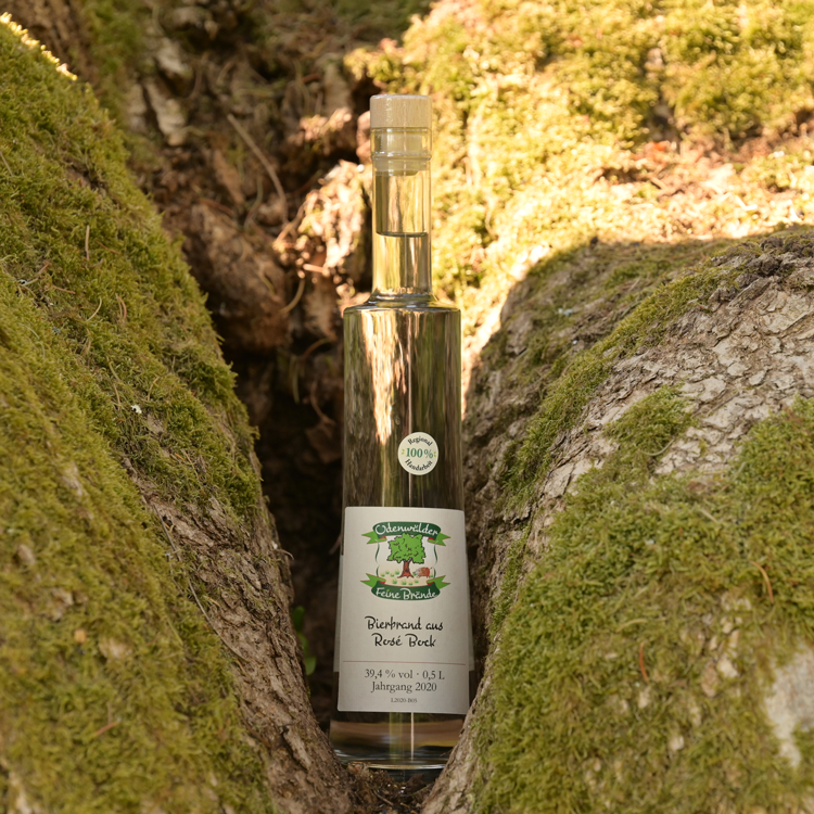 Bierbrand aus Rosé Bock - Odenwälder Feine Spezialitäten